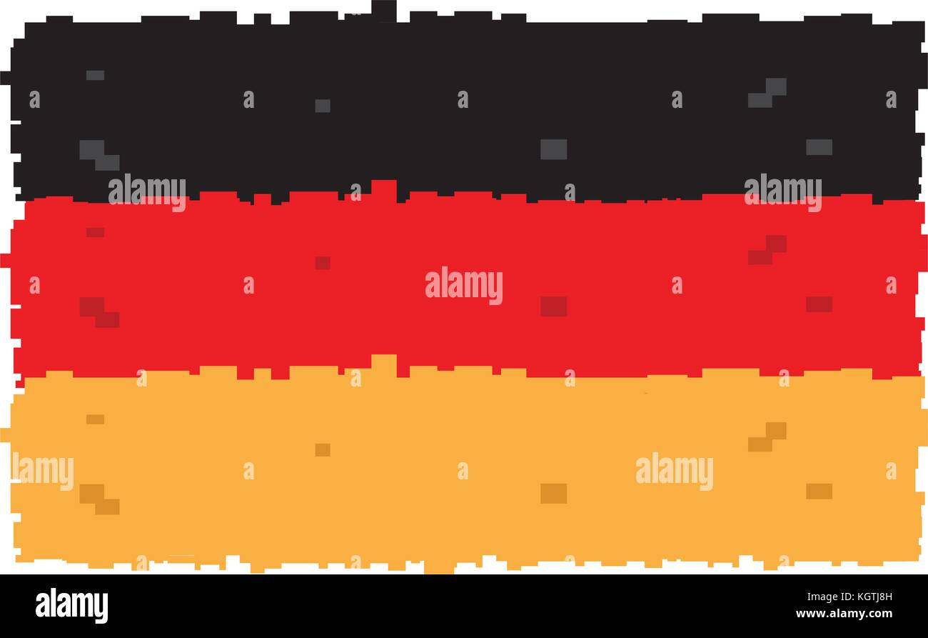 Pixelated flag of Germany Stock Vector Image & Art - Alamy