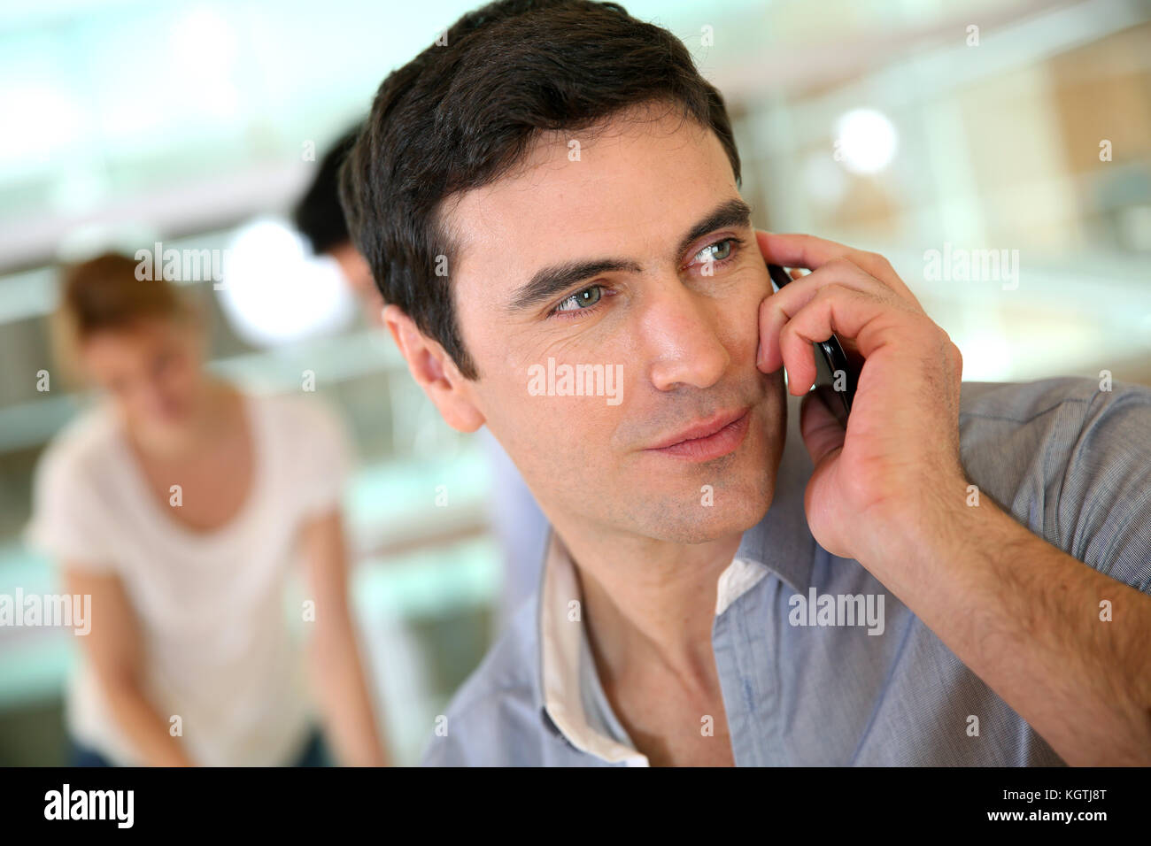 Work phonecall hi-res stock photography and images - Alamy