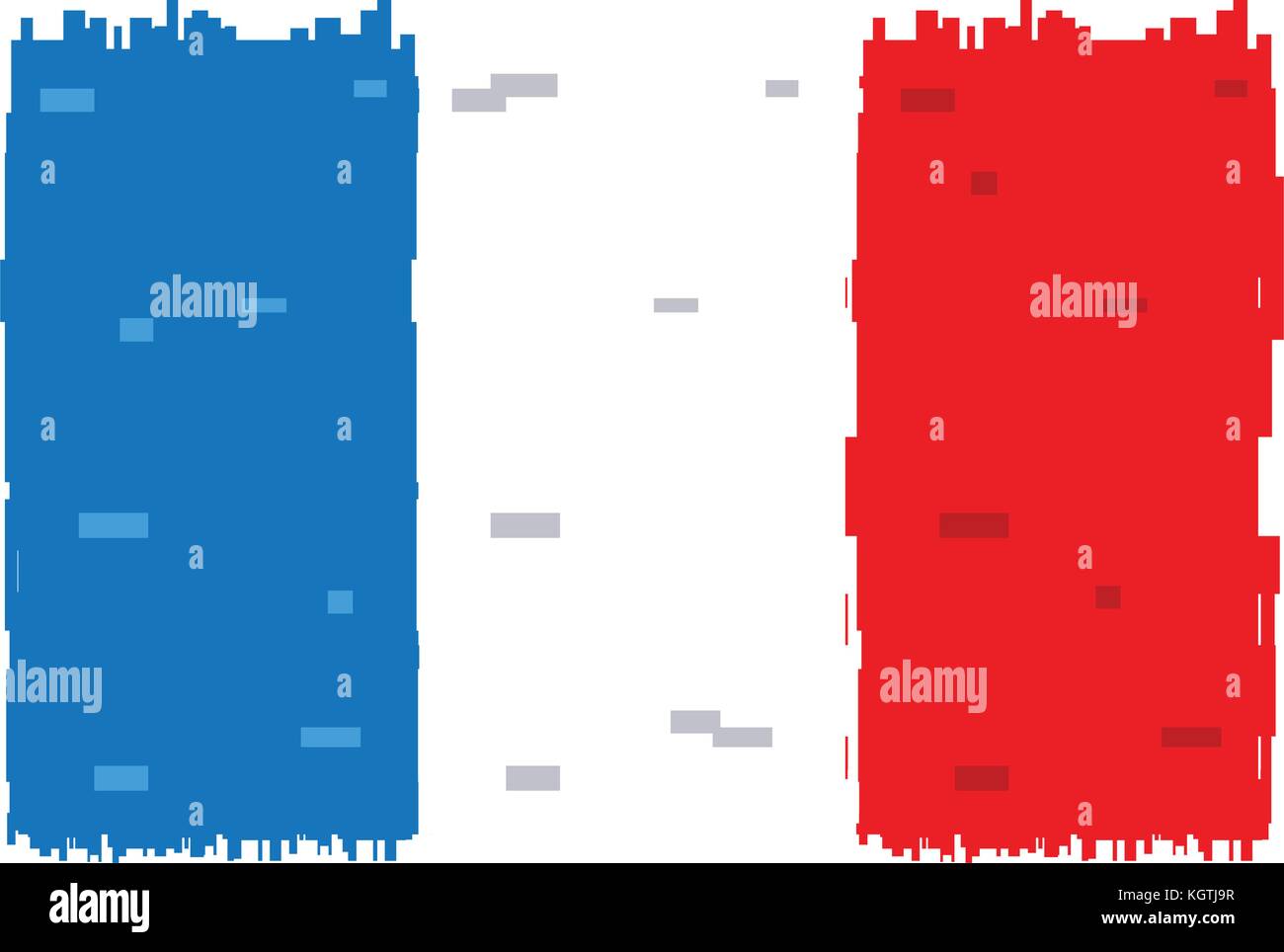 Pixelated flag of France Stock Vector Image & Art - Alamy