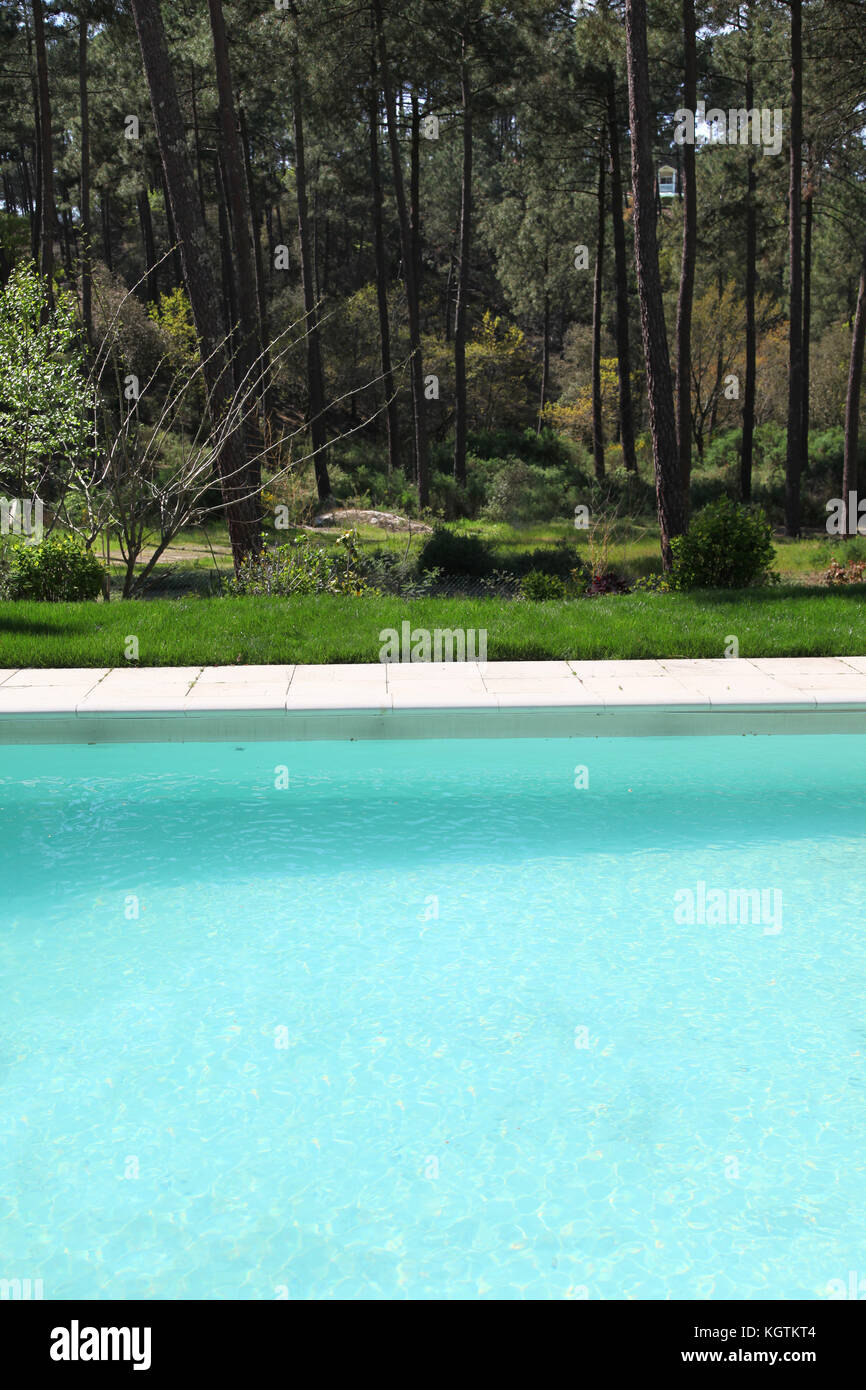 View of swimming-pool water Stock Photo - Alamy