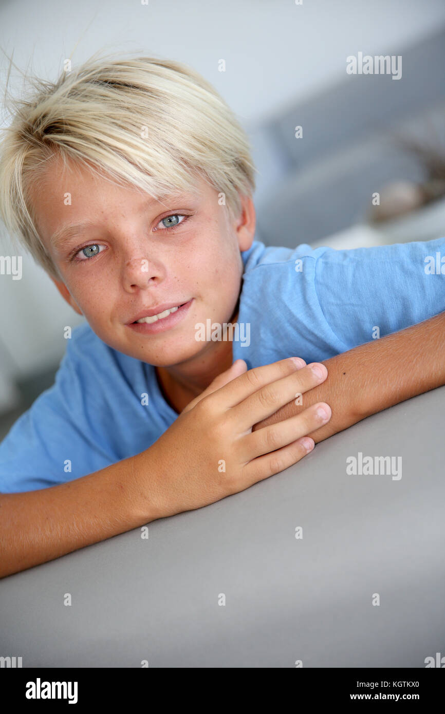 Cute Boy With Blue Eyes