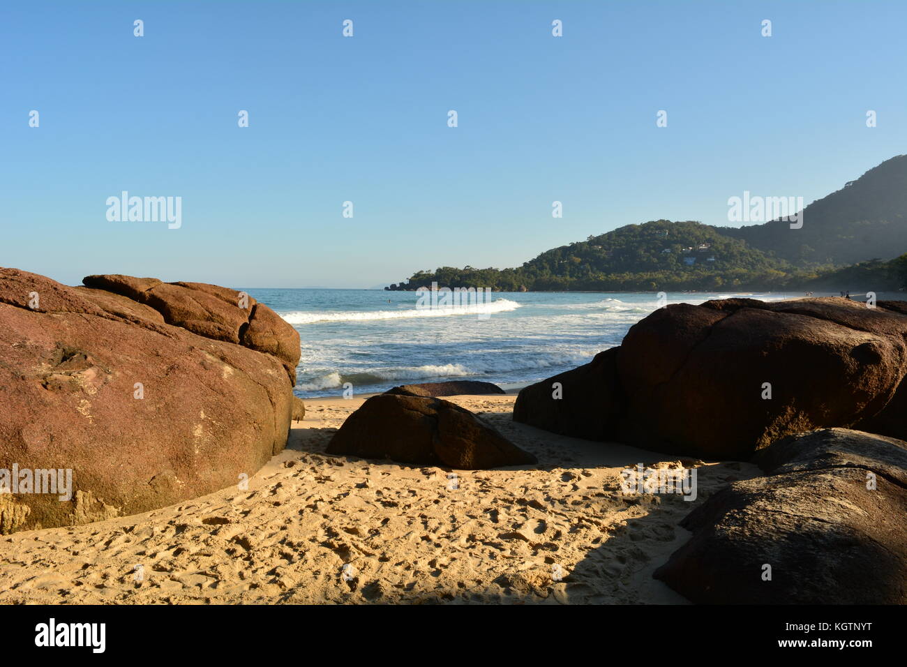 Felix Beach, surf spot in Ubatuba, Brazil Stock Photo - Alamy