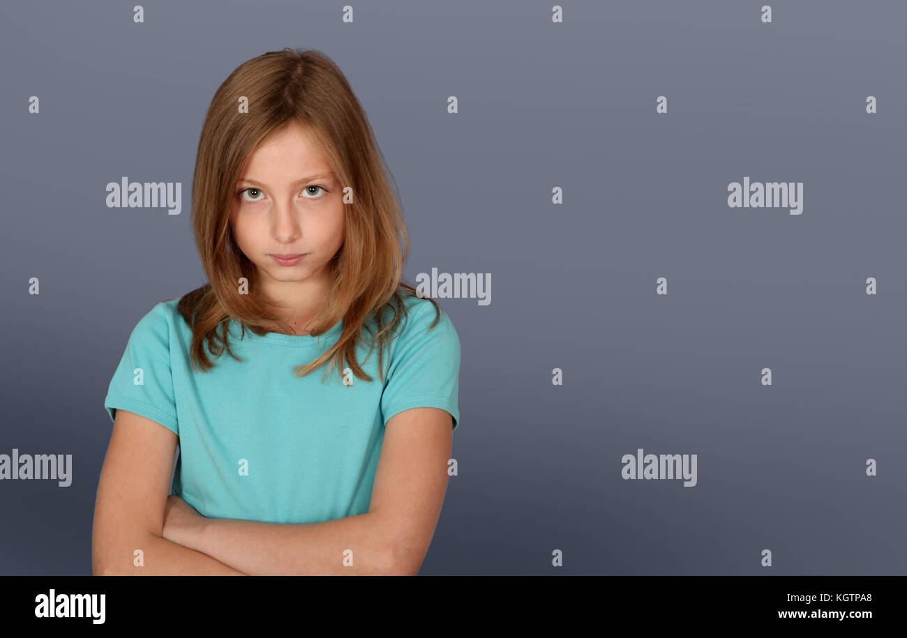 Grouchy teen girl hi-res stock photography and images - Alamy