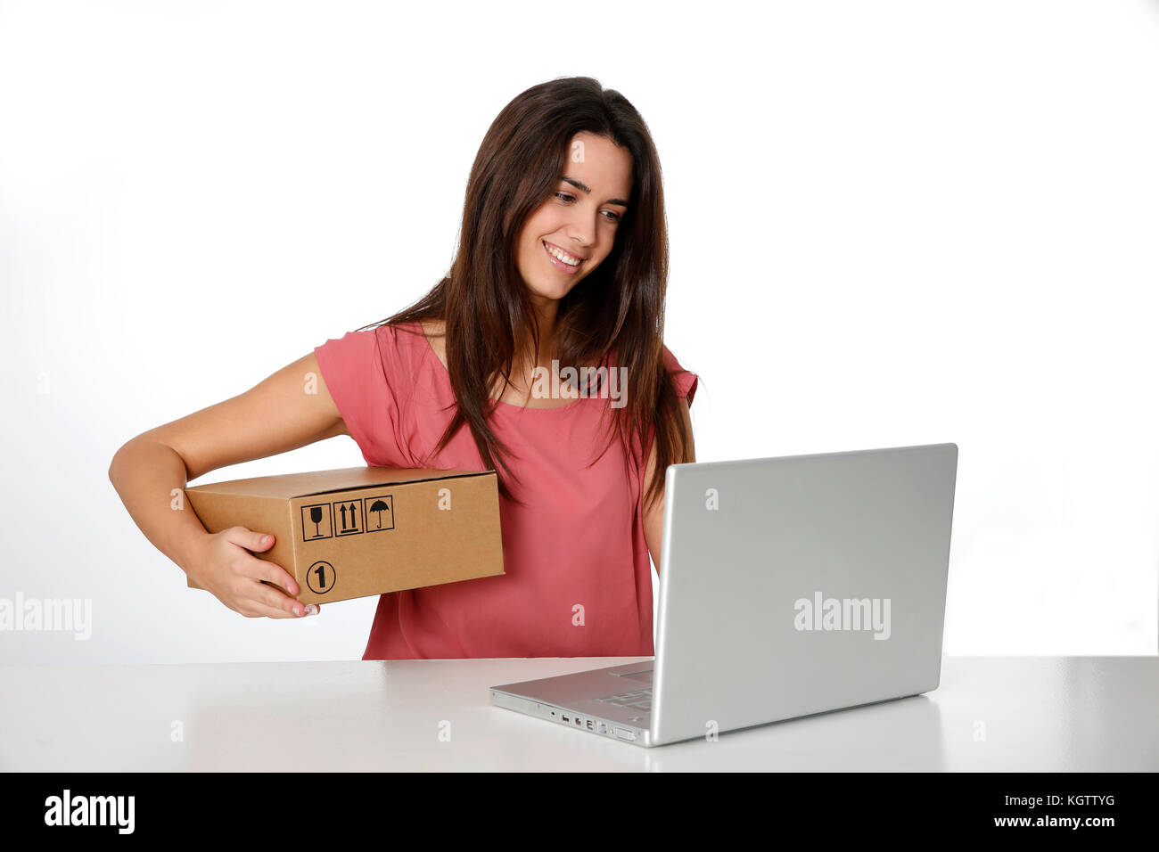 Sending package hi-res stock photography and images - Alamy