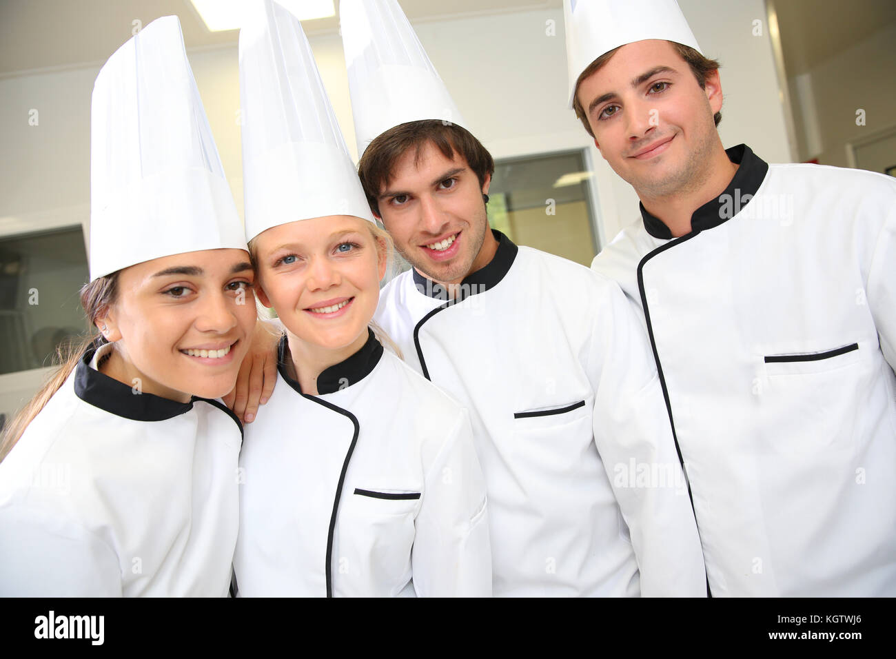 Portrait team professional restaurant hi-res stock photography and ...
