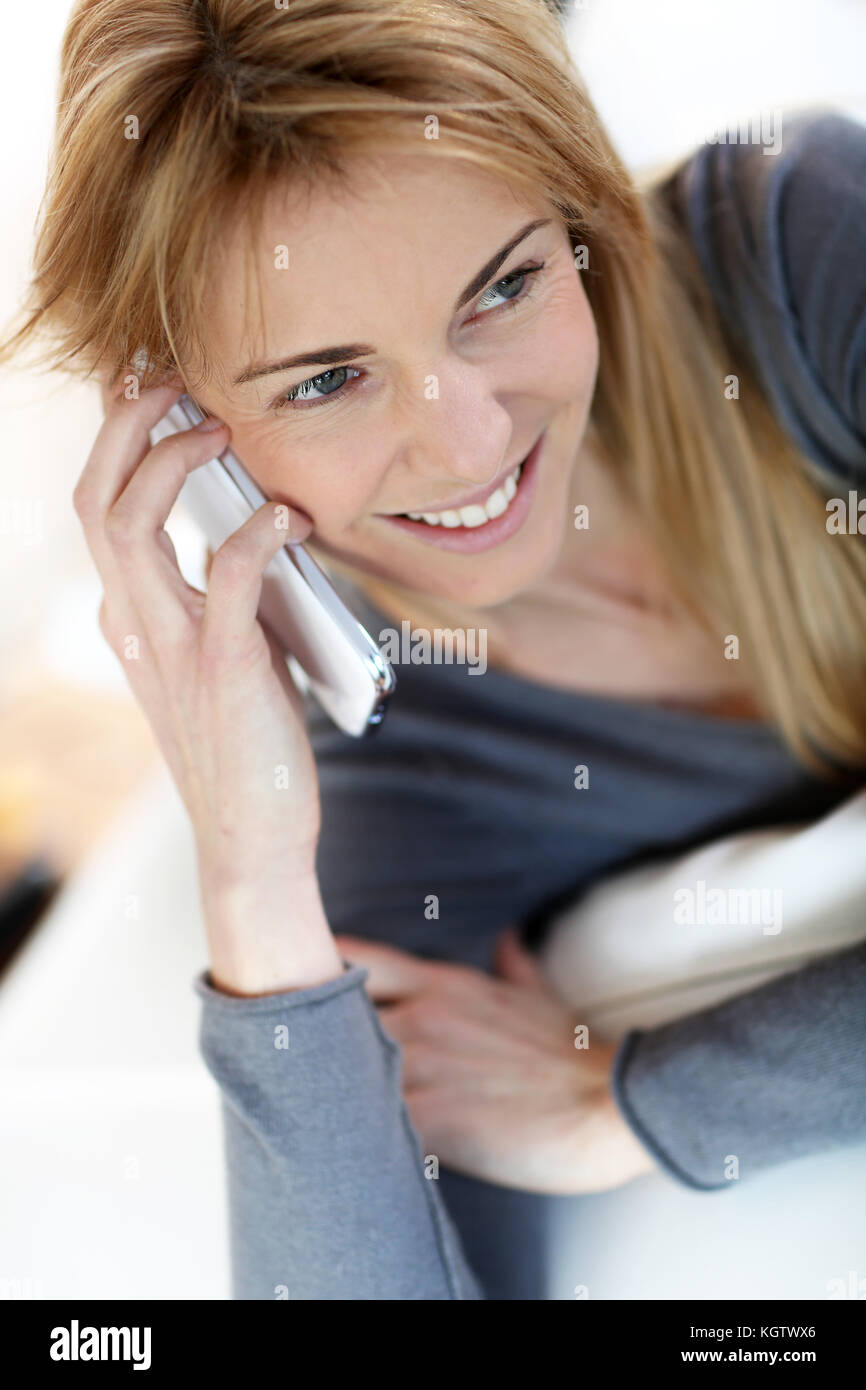 Portrait beautiful talking girl hi-res stock photography and images - Alamy