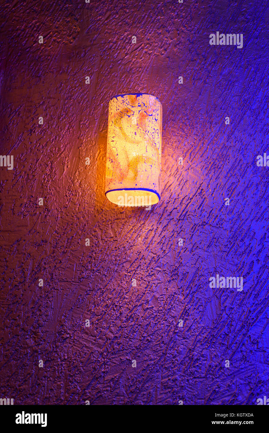 Interior decorative lamp shade of a Chinese restaurant at Puri,Orissa ...