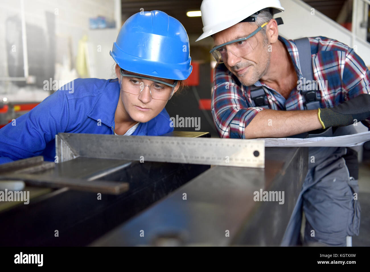 Girl metalwork hi-res stock photography and images - Alamy