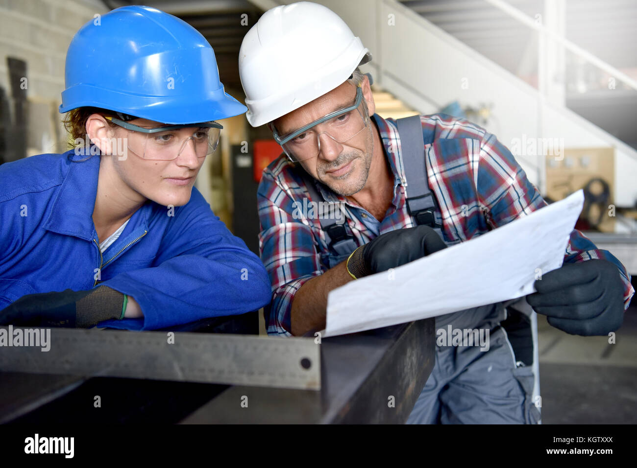 Girl metalwork hi-res stock photography and images - Alamy