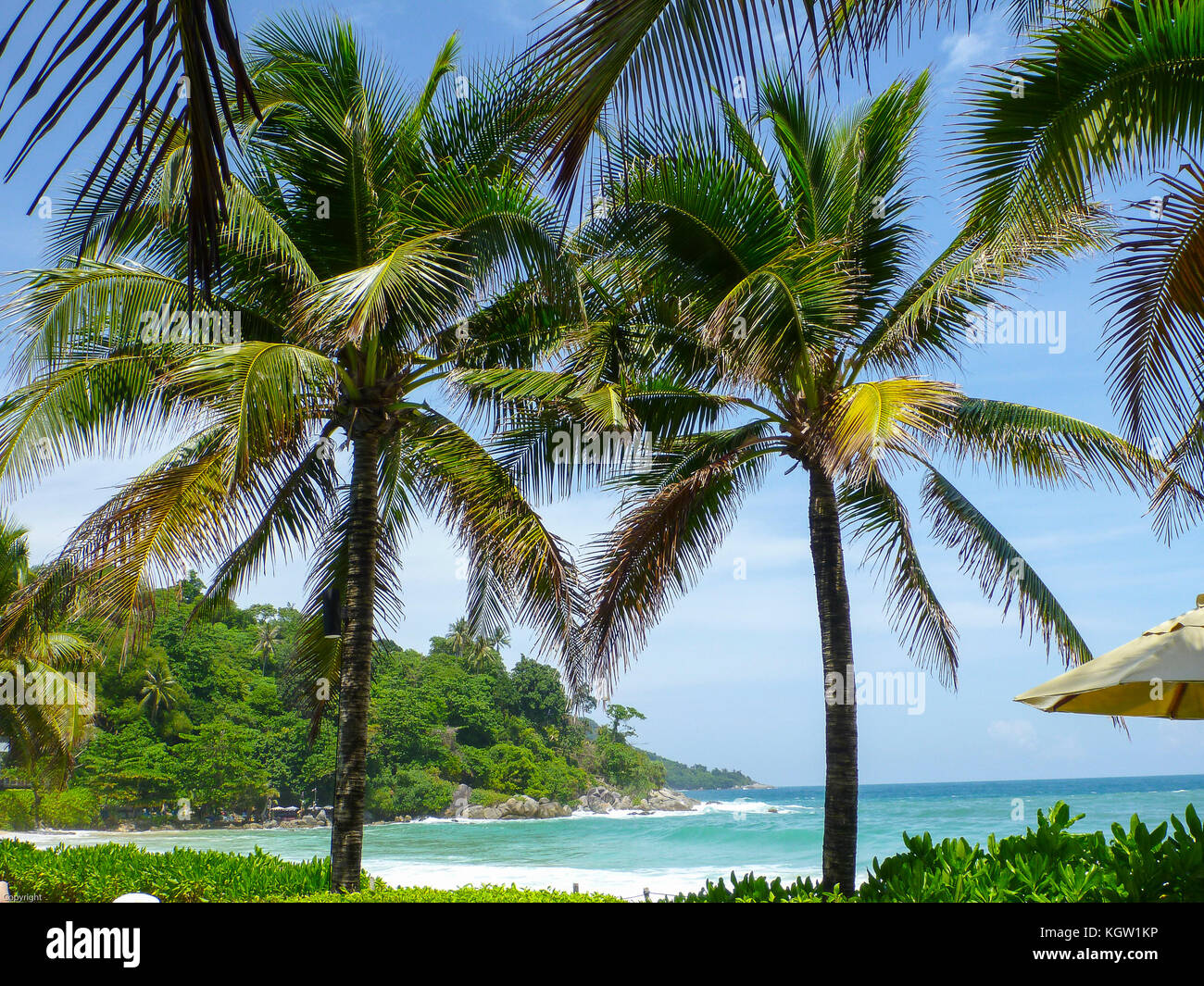 Sea waters with sky and ocean tourist beach beach summer hi-res stock ...