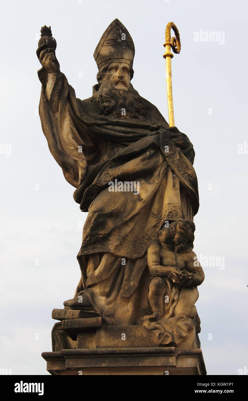 Saint augustine statue detail hi-res stock photography and images - Alamy