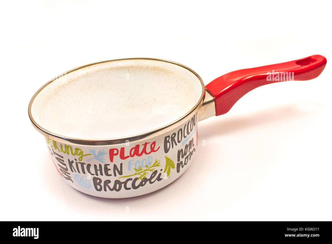 Cooking pot isolated on white background Stock Photo - Alamy
