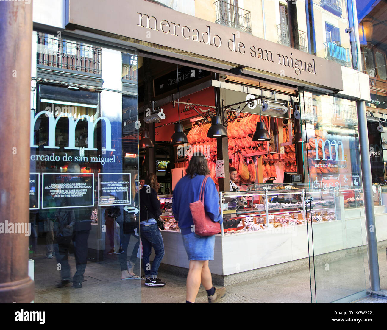 Mercado de San Miguel market historic building exterior entrance ...