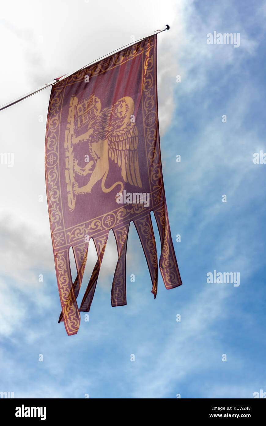 Venice flag hi-res stock photography and images - Alamy