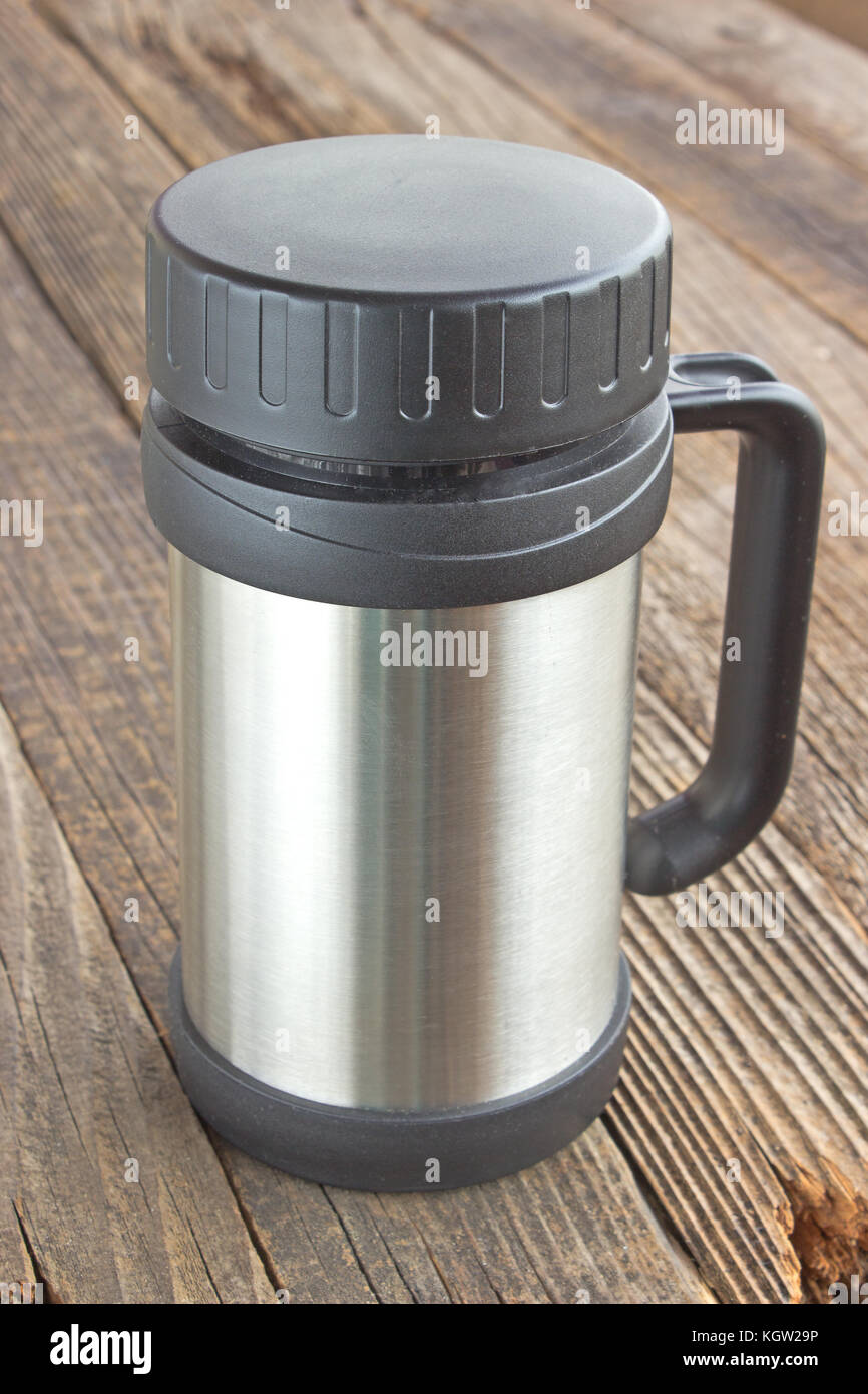 Thermos bottle on table hi-res stock photography and images - Alamy