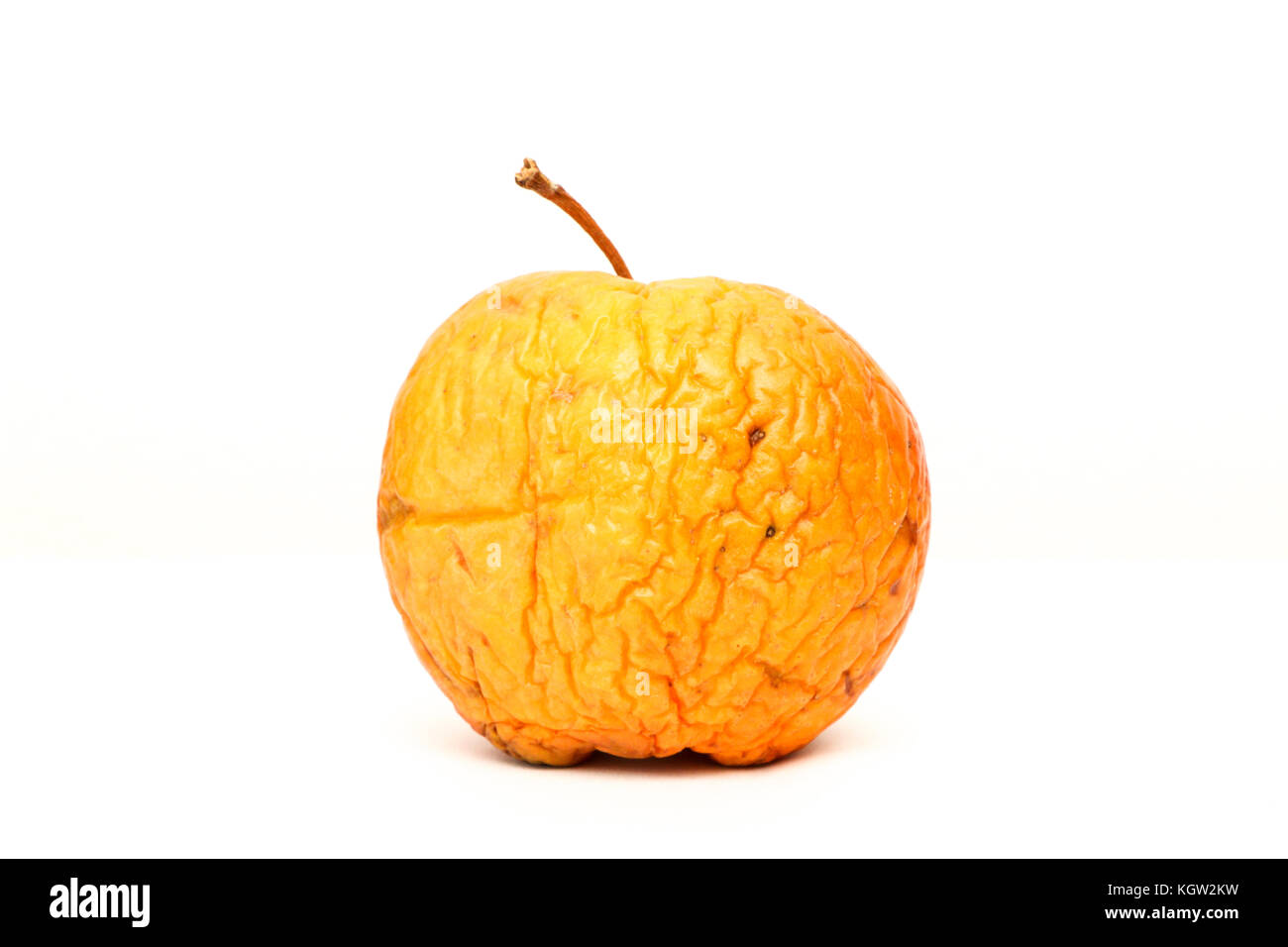 A picture of an ordinary apple, without modifications The apple is old ...