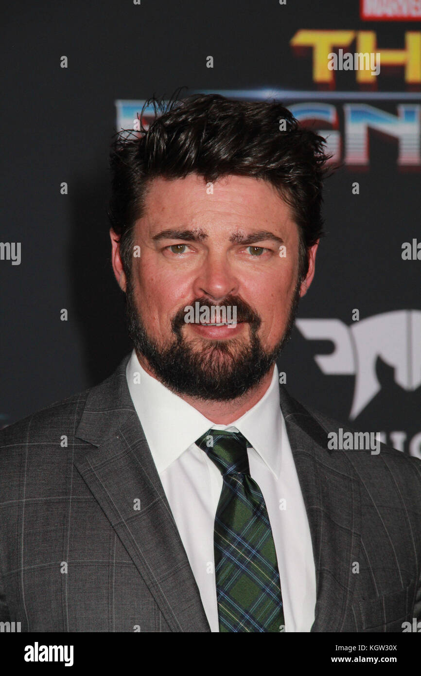 Karl Urban 10/10/2017 The world premiere of "Thor: Ragnarok" held at El ...