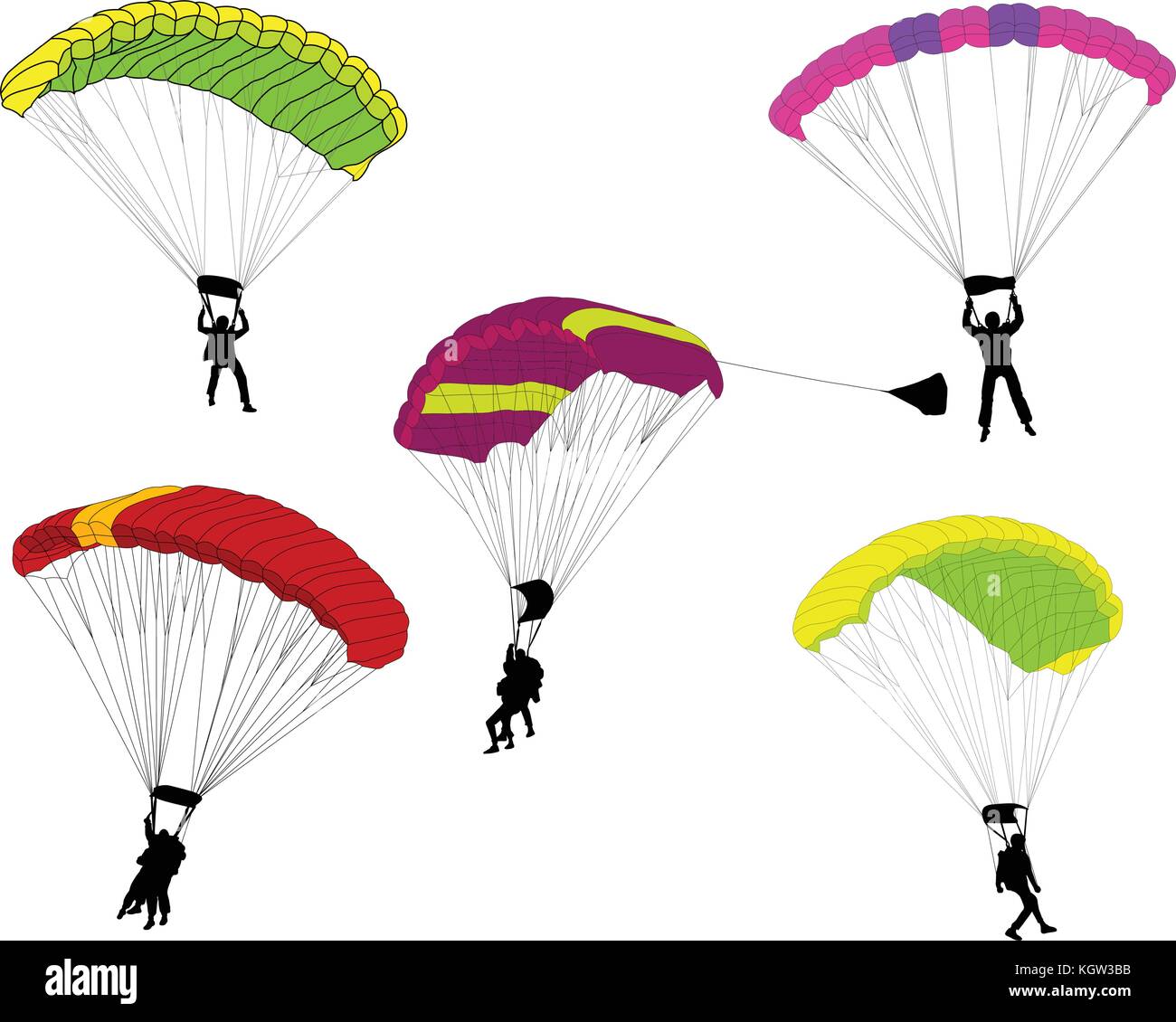 Paratrooper vector vectors hi-res stock photography and images - Alamy
