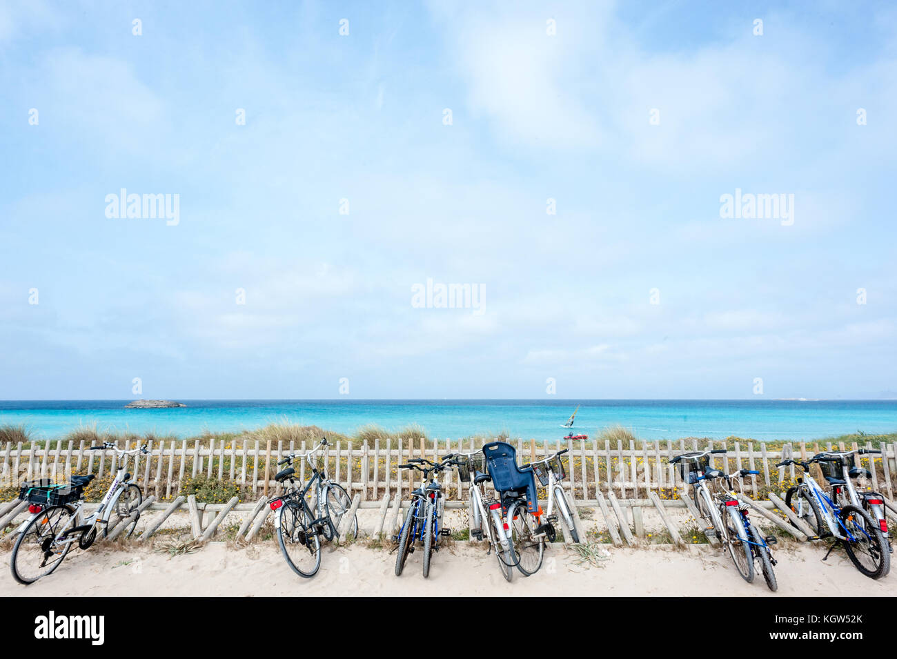 Bikes by the Beach Stock Photo - Alamy