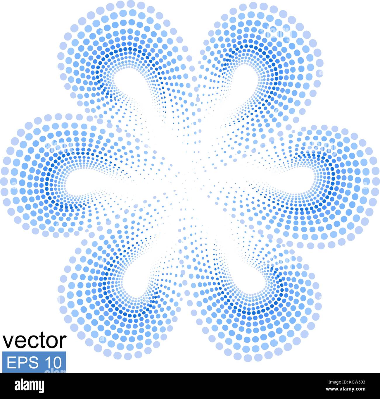 Blue tiare flower. Doted pattern. Monoi flower Stock Vector Image & Art ...