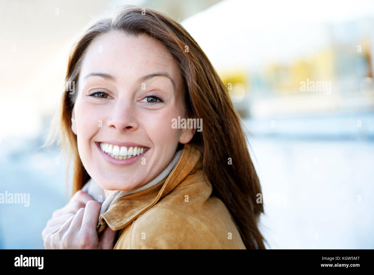 Portrait of beautiful charming girl Stock Photo - Alamy
