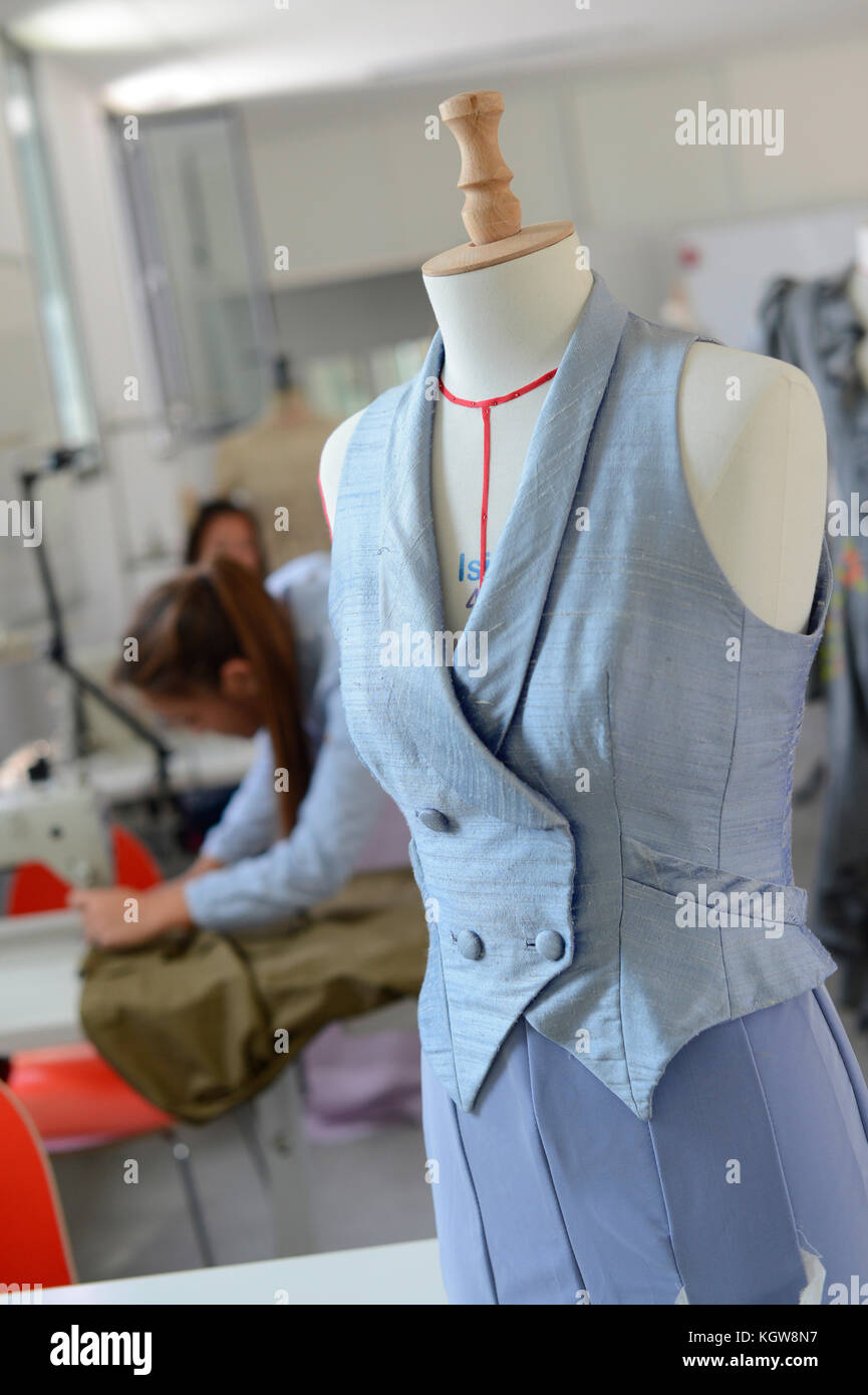 Closeup on mannequin in dressmaking room Stock Photo - Alamy