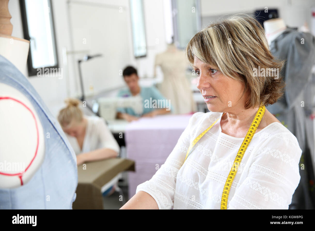 Sewing training school hi-res stock photography and images - Alamy