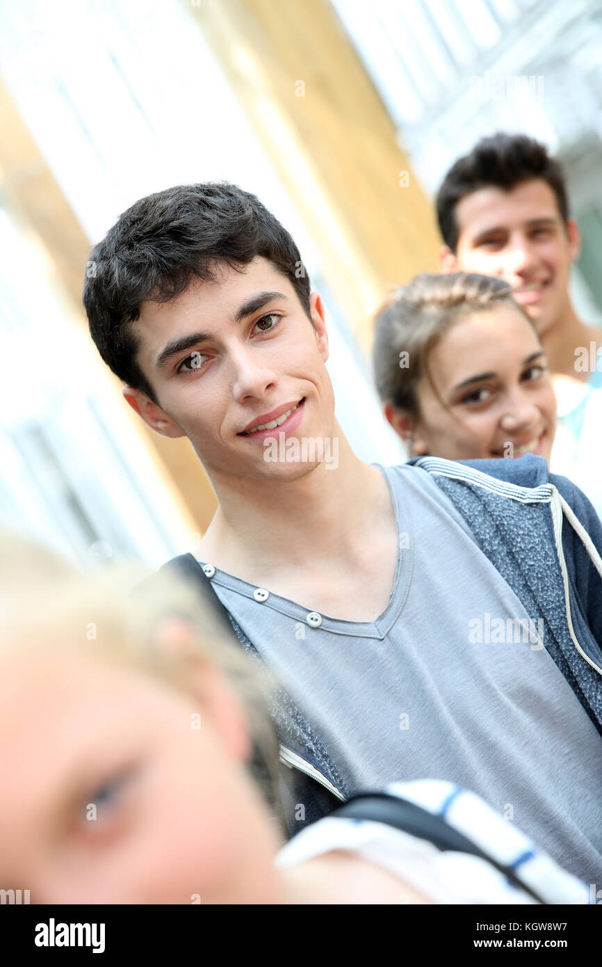 Portrait of smiling school boy Stock Photo - Alamy Portrait of smiling school boy Stock Photo - Alamy