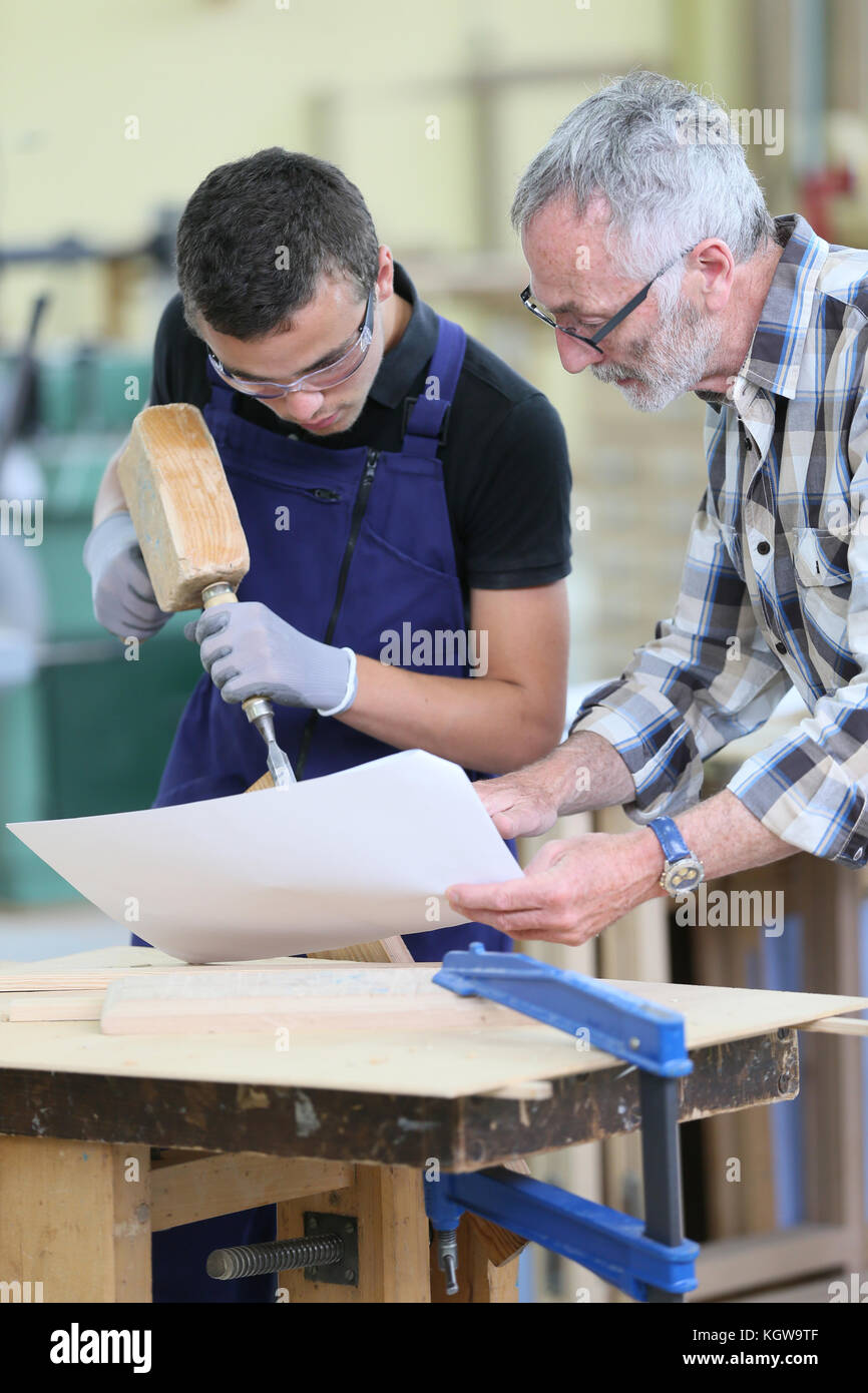 School Woodwork Teacher High Resolution Stock Photography and Images ...