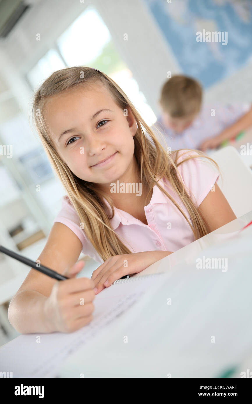 Cute schoolgirl hi-res stock photography and images - Alamy
