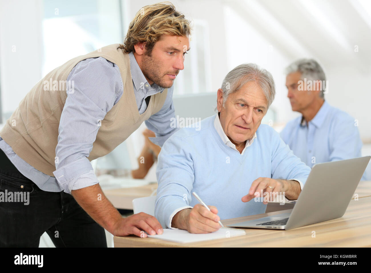 Attending business class hi-res stock photography and images - Alamy