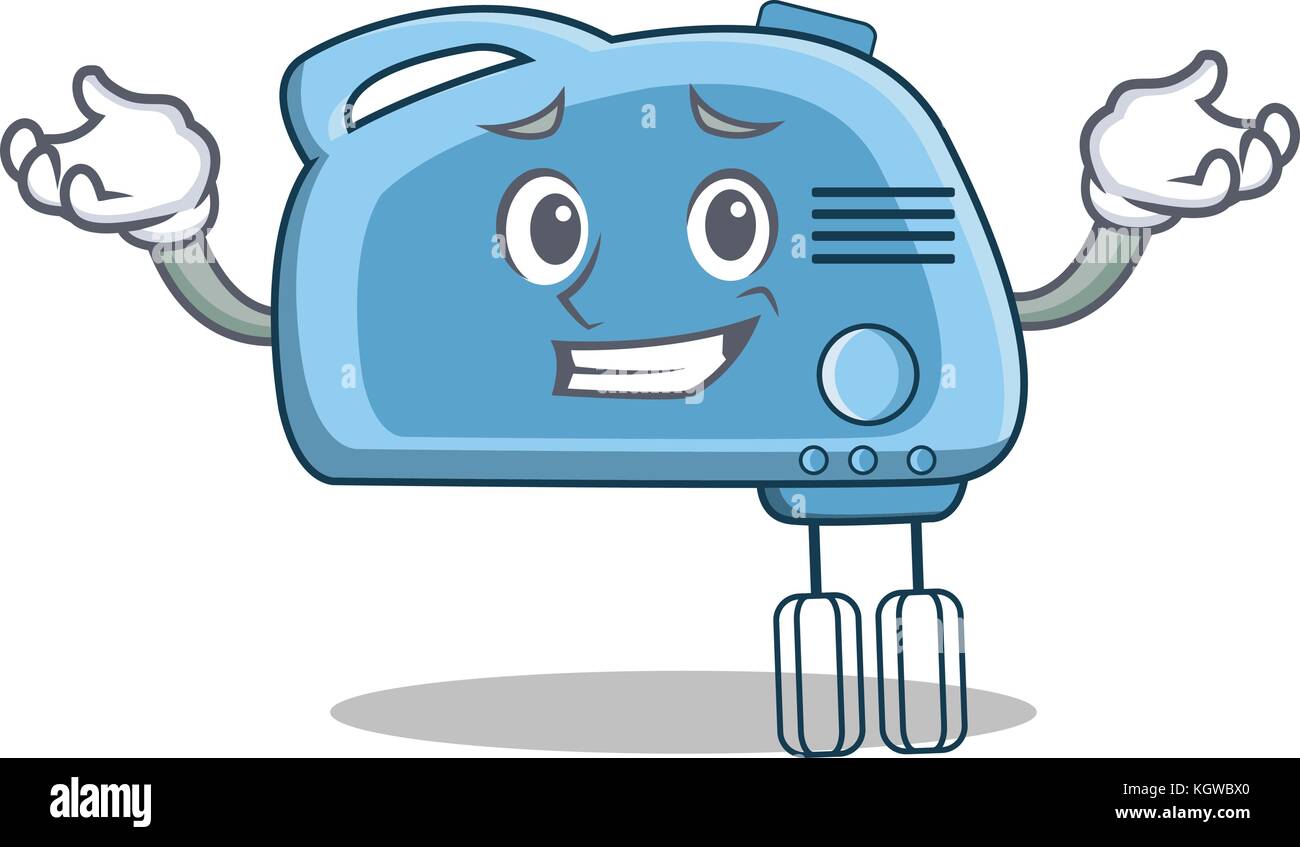 Grinning mixer character cartoon style Stock Vector Image & Art - Alamy