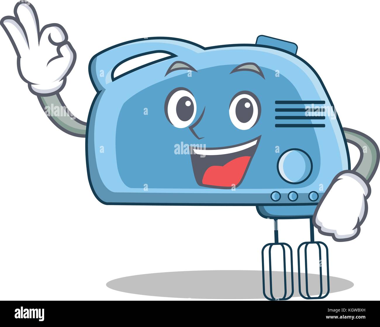 Okay mixer character cartoon style Stock Vector Image & Art - Alamy
