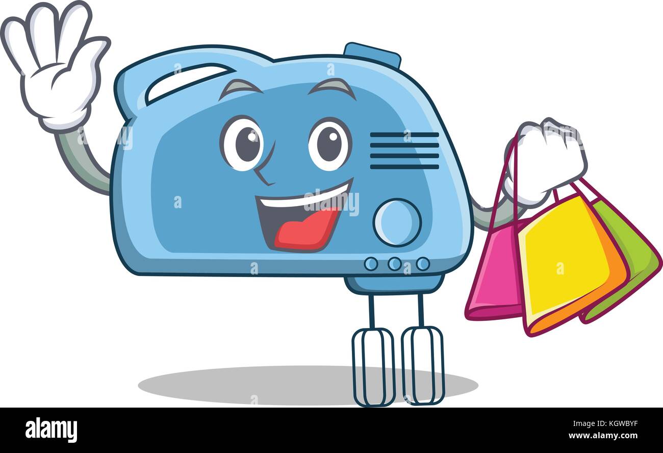 Shopping mixer character cartoon style Stock Vector Image & Art - Alamy