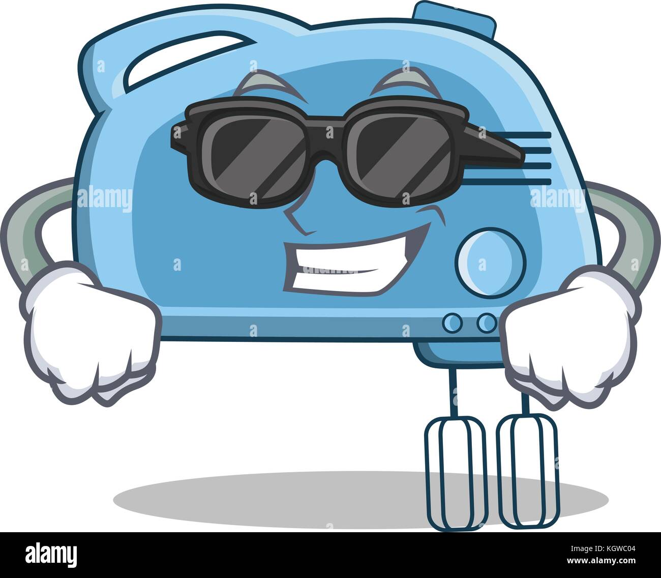 Super cool mixer character cartoon style Stock Vector Image & Art - Alamy
