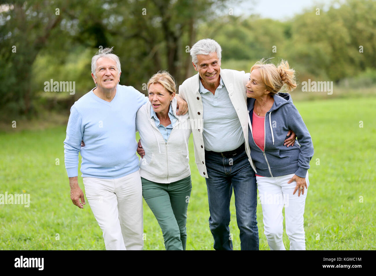 Elderly people rambling hi-res stock photography and images - Alamy
