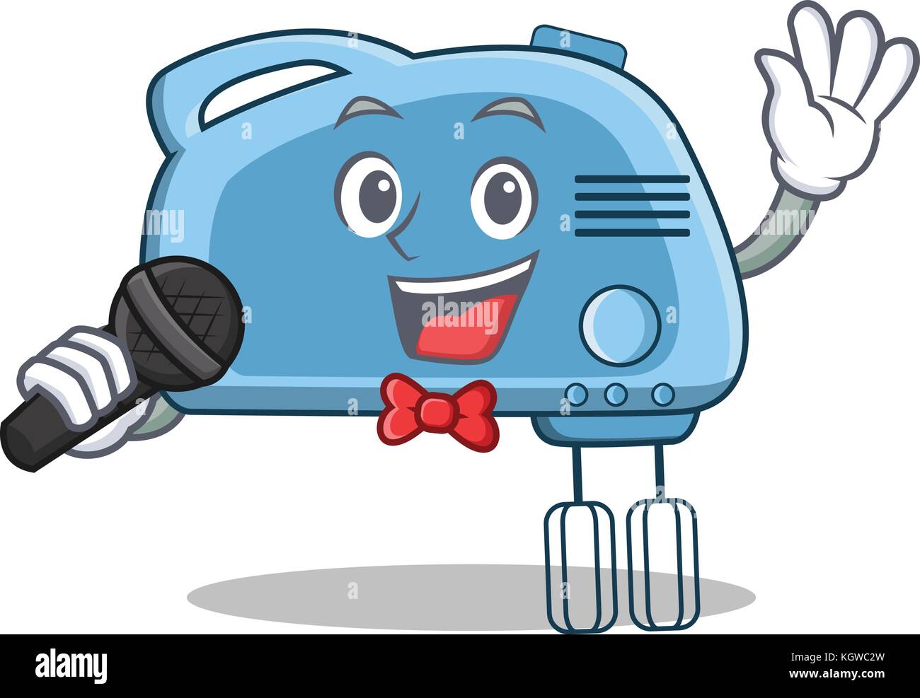 Singing mixer character cartoon style Stock Vector Image & Art - Alamy