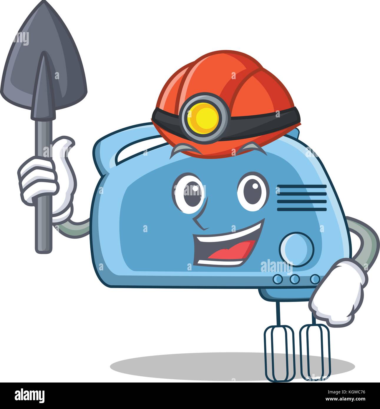 Miner mixer character cartoon style Stock Vector Image & Art - Alamy