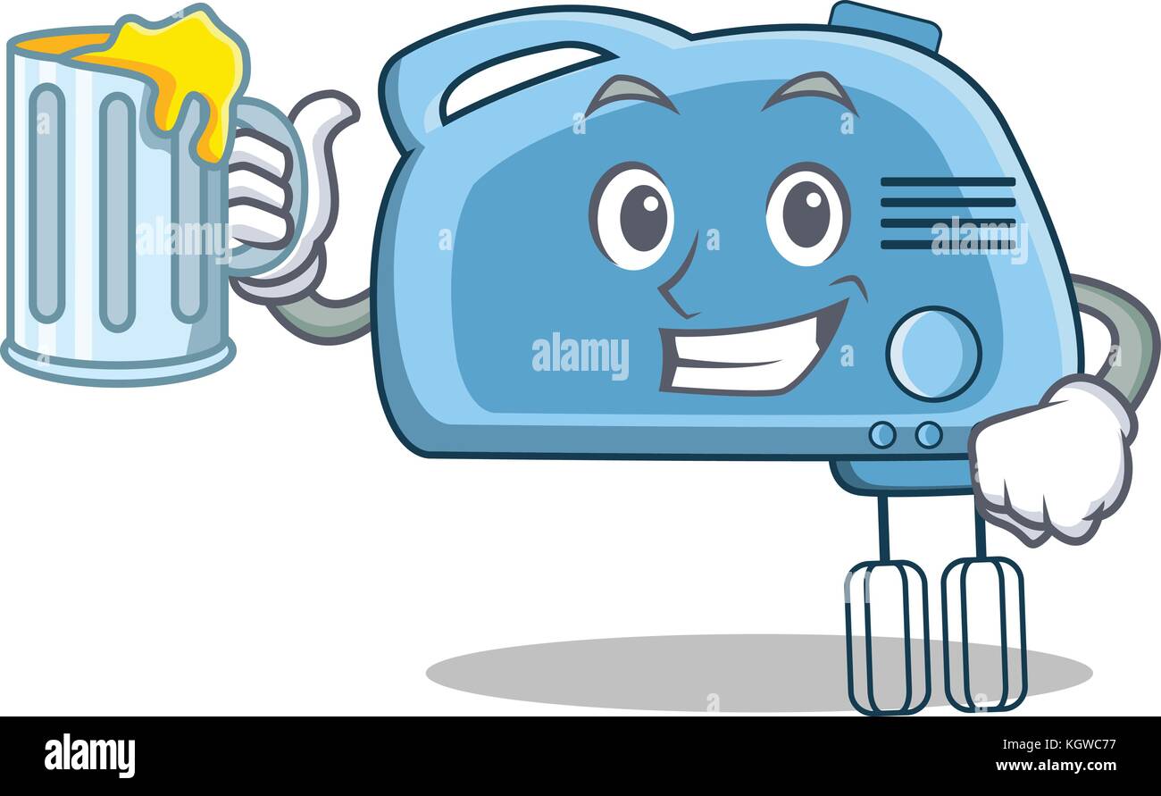 With juice mixer character cartoon style Stock Vector Image & Art - Alamy
