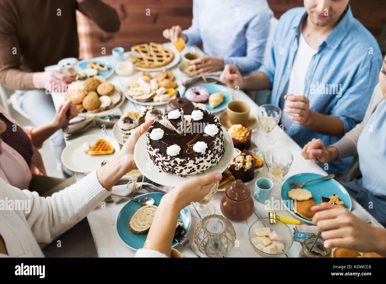 Cream dollops hi-res stock photography and images - Alamy