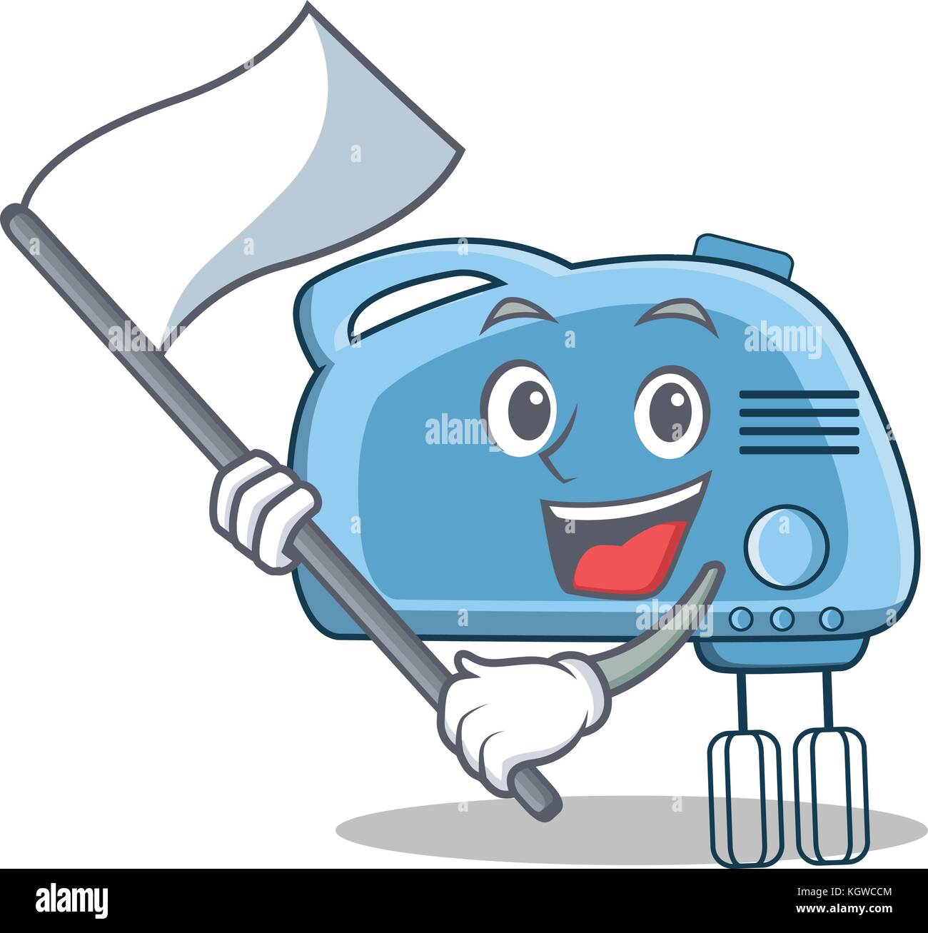 With flag mixer character cartoon style Stock Vector Image & Art - Alamy