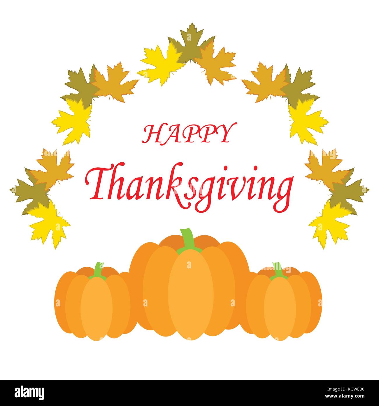 Hand drawn Happy Thanksgiving poster Stock Vector Image & Art - Alamy