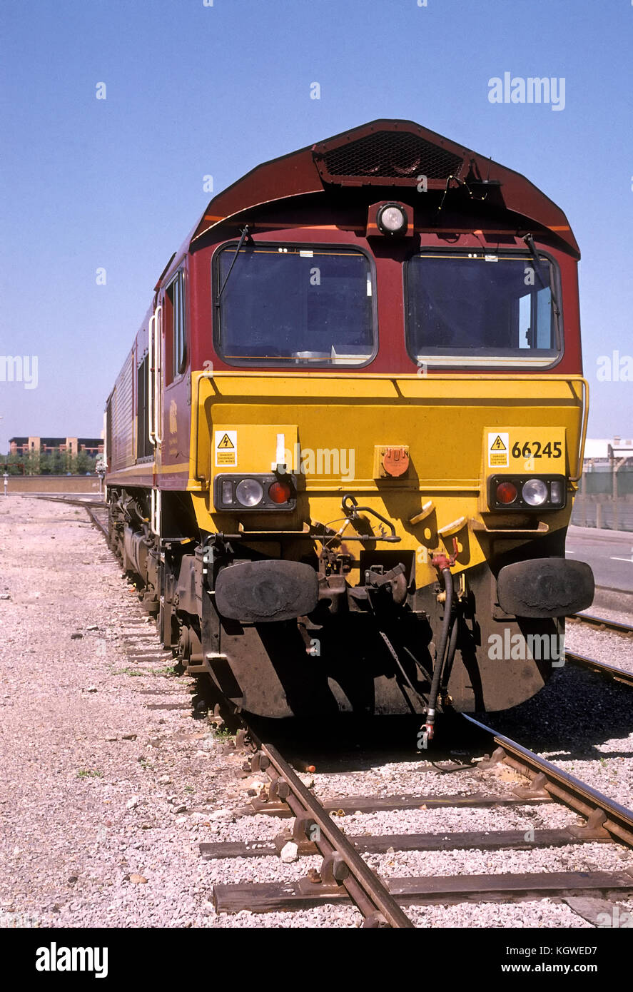 Class 66 locomotive parked in Southampton Docks Stock Photo - Alamy