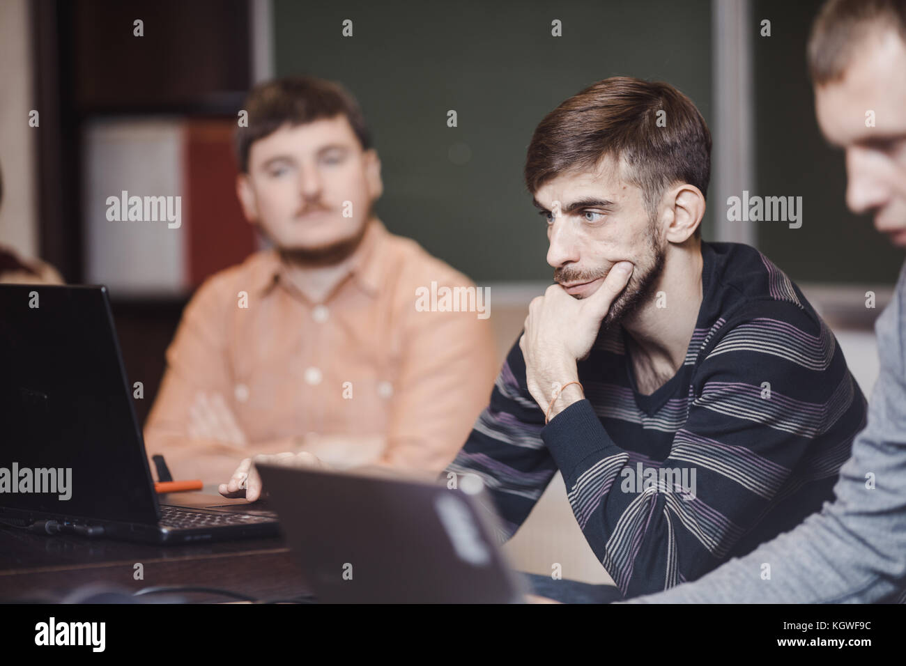 Laptop classroom hi-res stock photography and images - Alamy