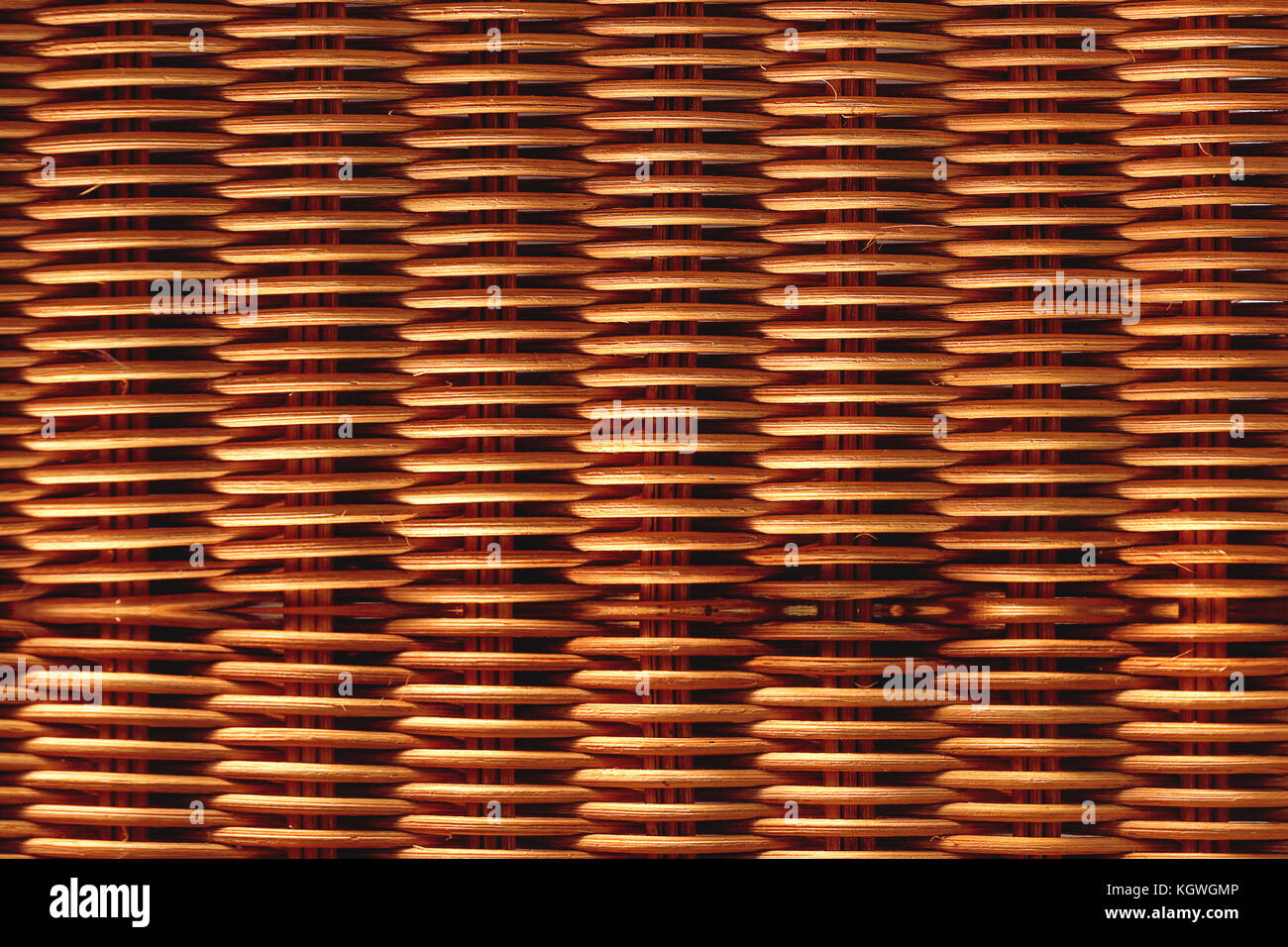 closeup of woven rattan handmade box or forniture for texture ...