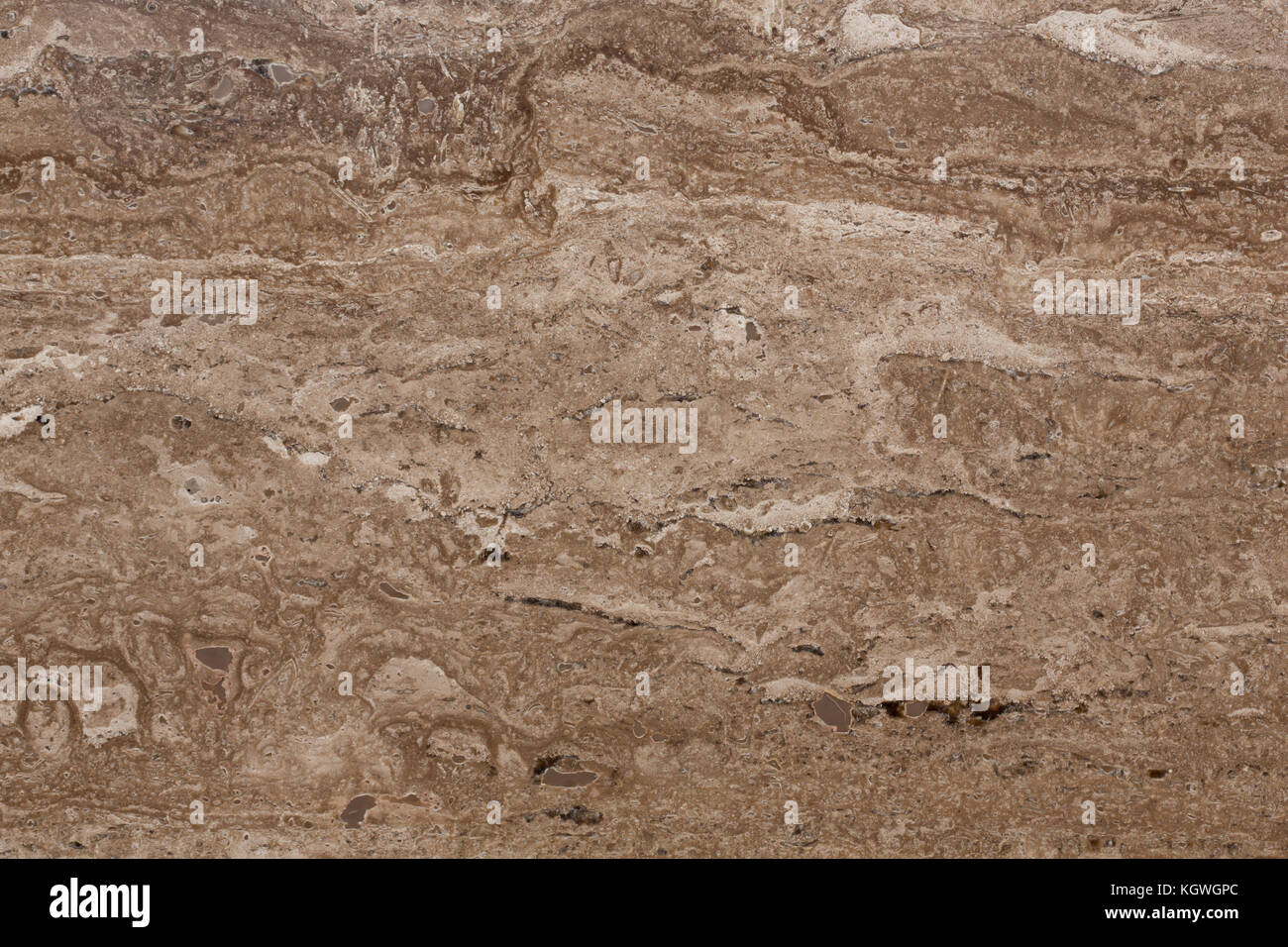 Classic brown travertine stone texture Stock Photo - Alamy