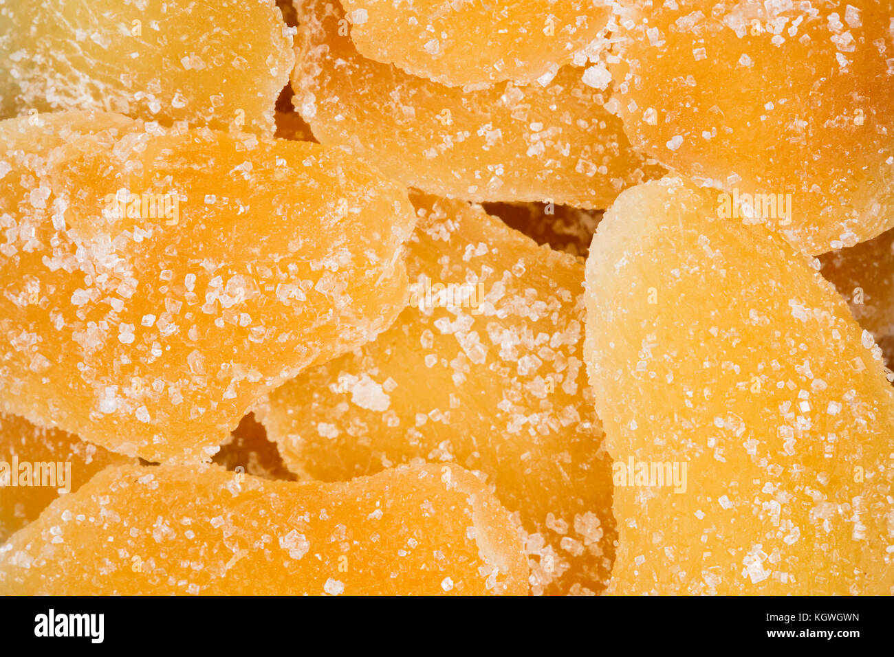 Ginger slices background, on macro Stock Photo - Alamy