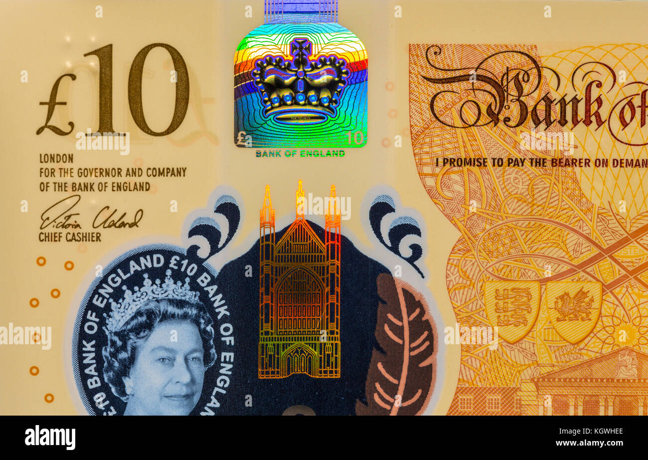 New ten pound note, close up Stock Photo - Alamy