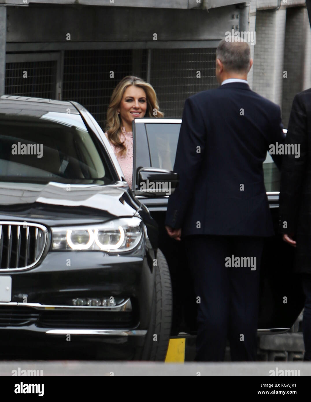 Elizabeth Hurley leaving ITV Studios Featuring: Elizabeth Hurley Where ...