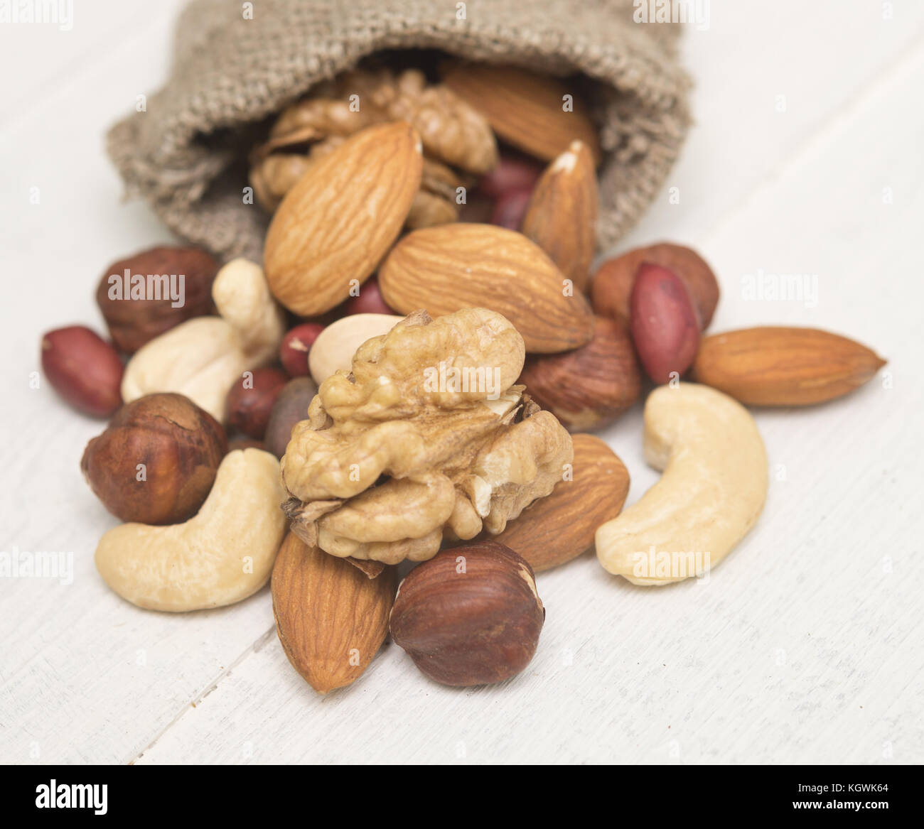 Mixed nuts bag hi-res stock photography and images - Alamy